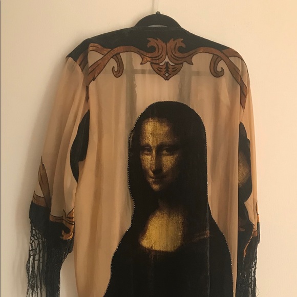 None | Jackets & Coats | Mona Lisa Velvet And Mesh Fabric Jacket | Poshmark